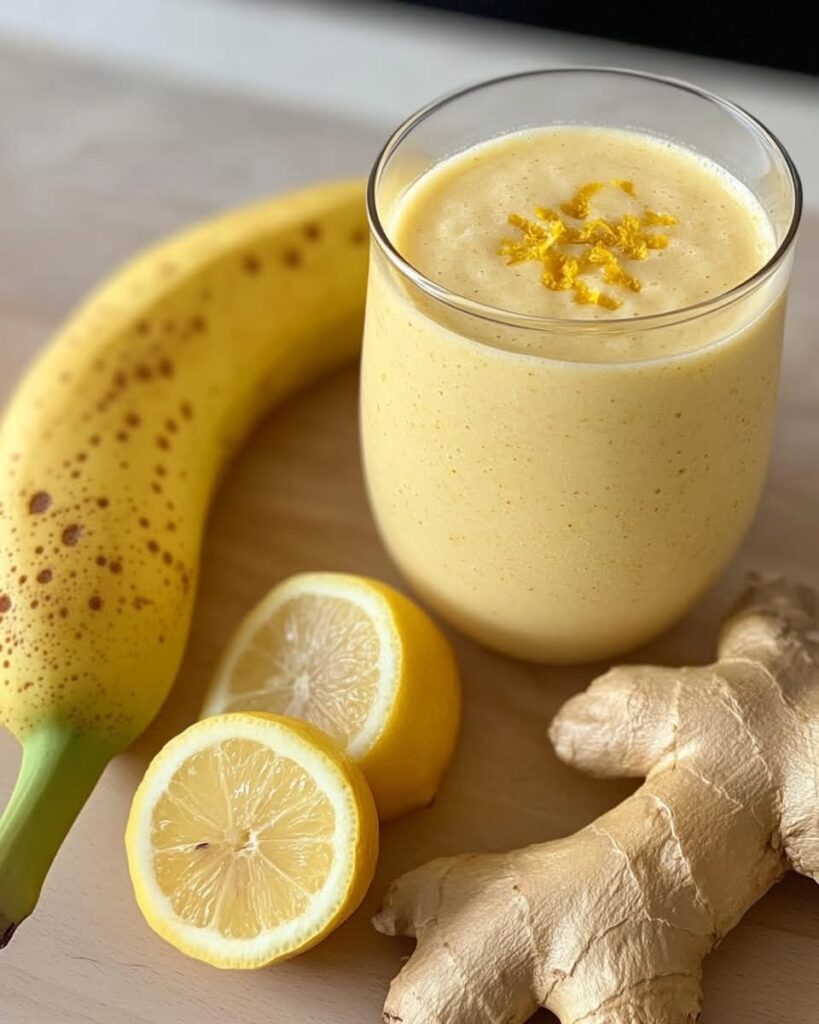 Banana Lemon Ginger Smoothie – glassika recipes