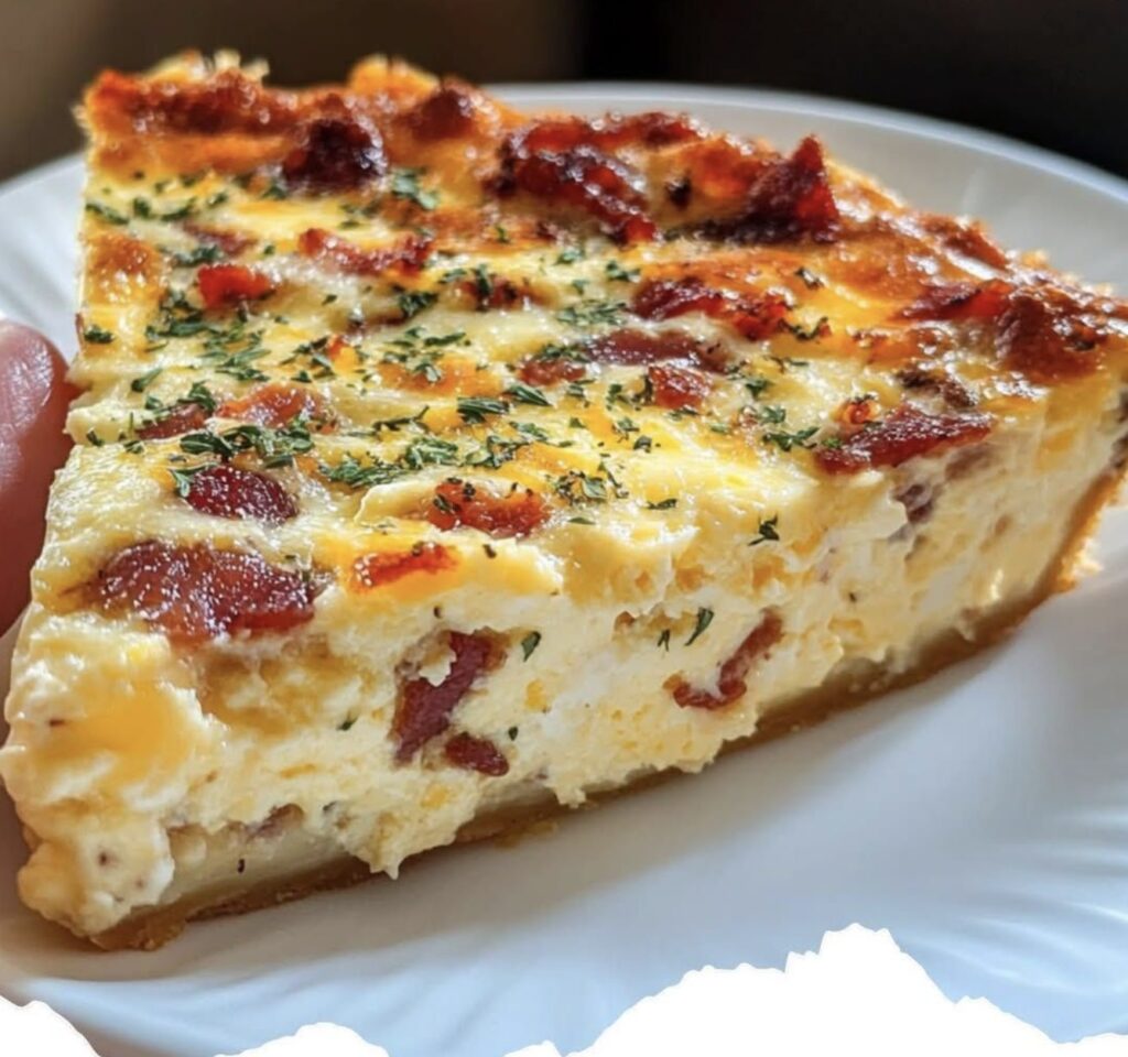 Bacon and Cheese Crustless Quiche – glassika recipes