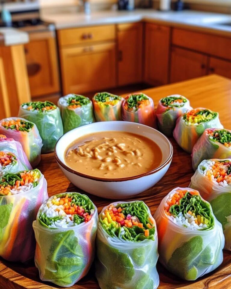 Hearty Veggie Rolls with Peanut Sauce – glassika recipes