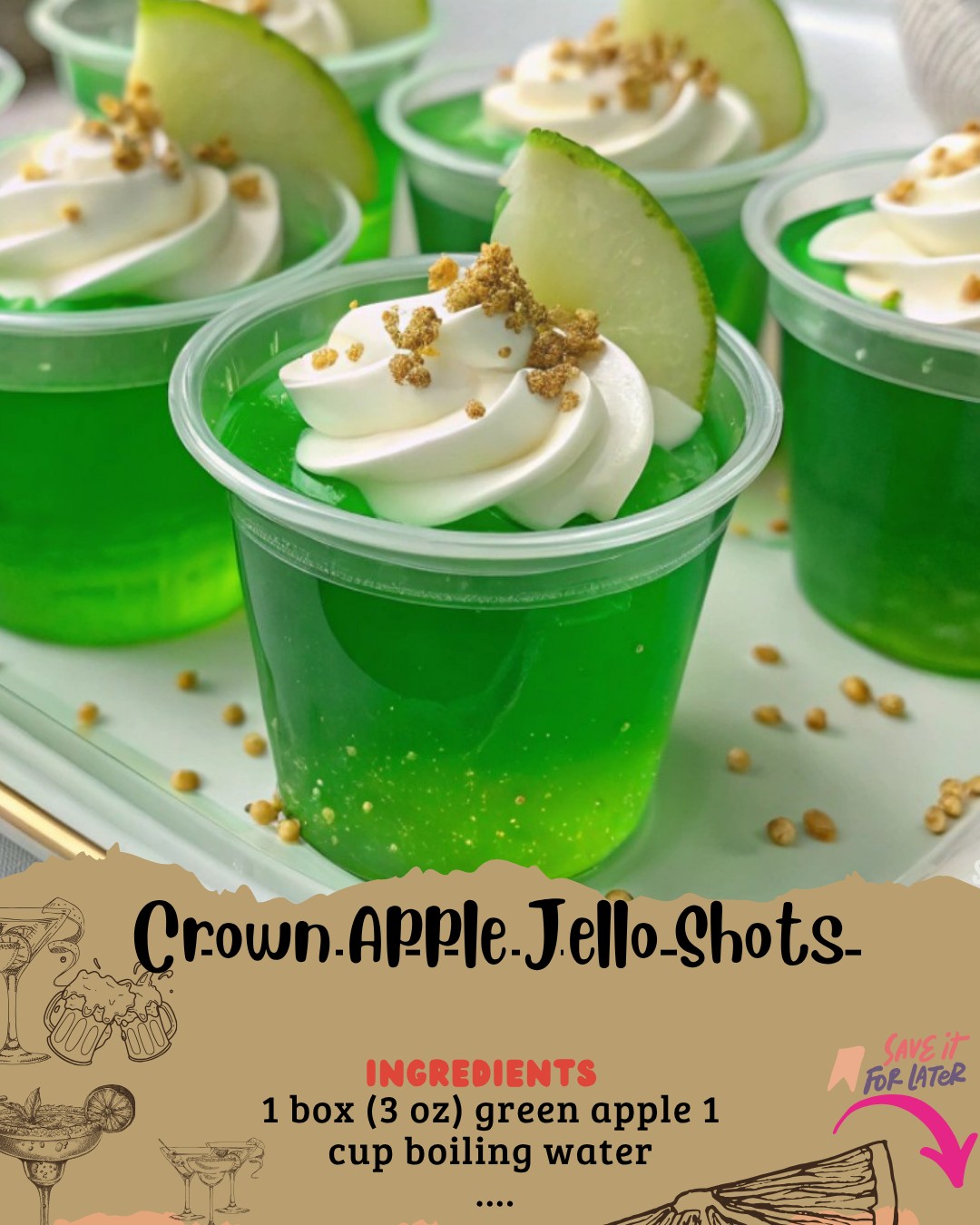 Crown Apple Jello Shots – glassika recipes