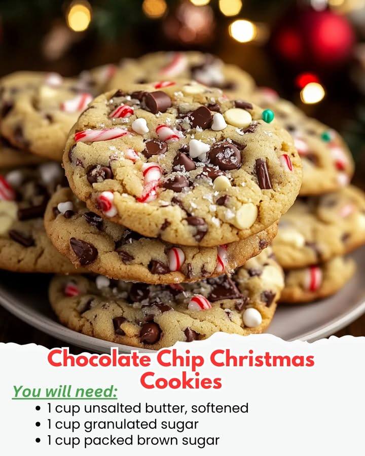 Winter Wonderland Chocolate Chip Christmas Cookies – glassika recipes