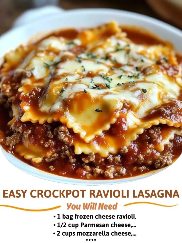 Crockpot Ravioli Lasagna – glassika recipes