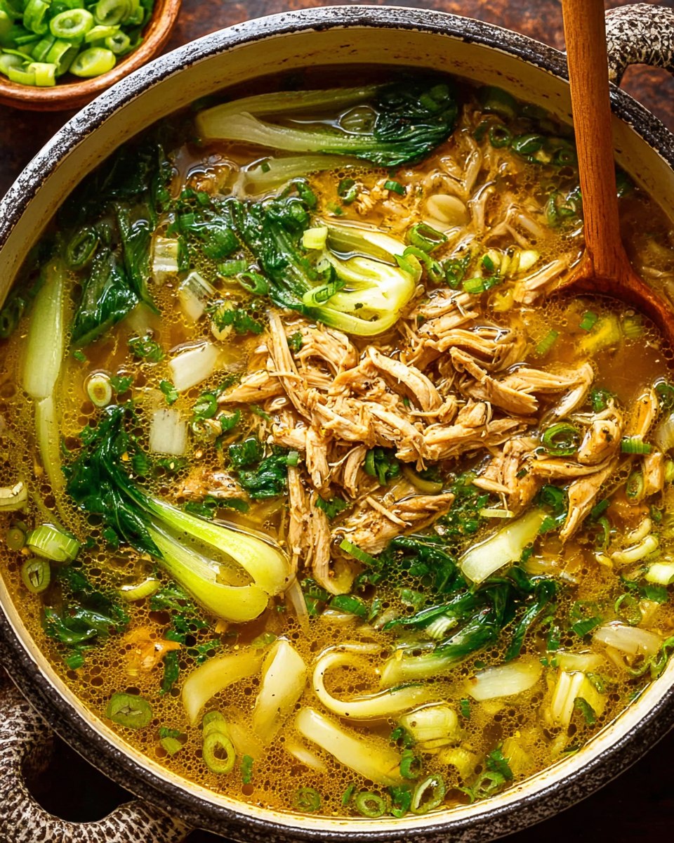 Ginger Chicken Rice Soup with Bok Choy – glassika recipes